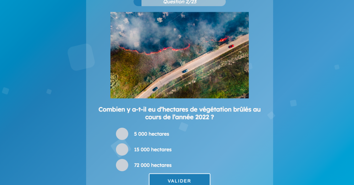 Des quizz et des BD pour lutter, ensemble, contre le risque incendie ...